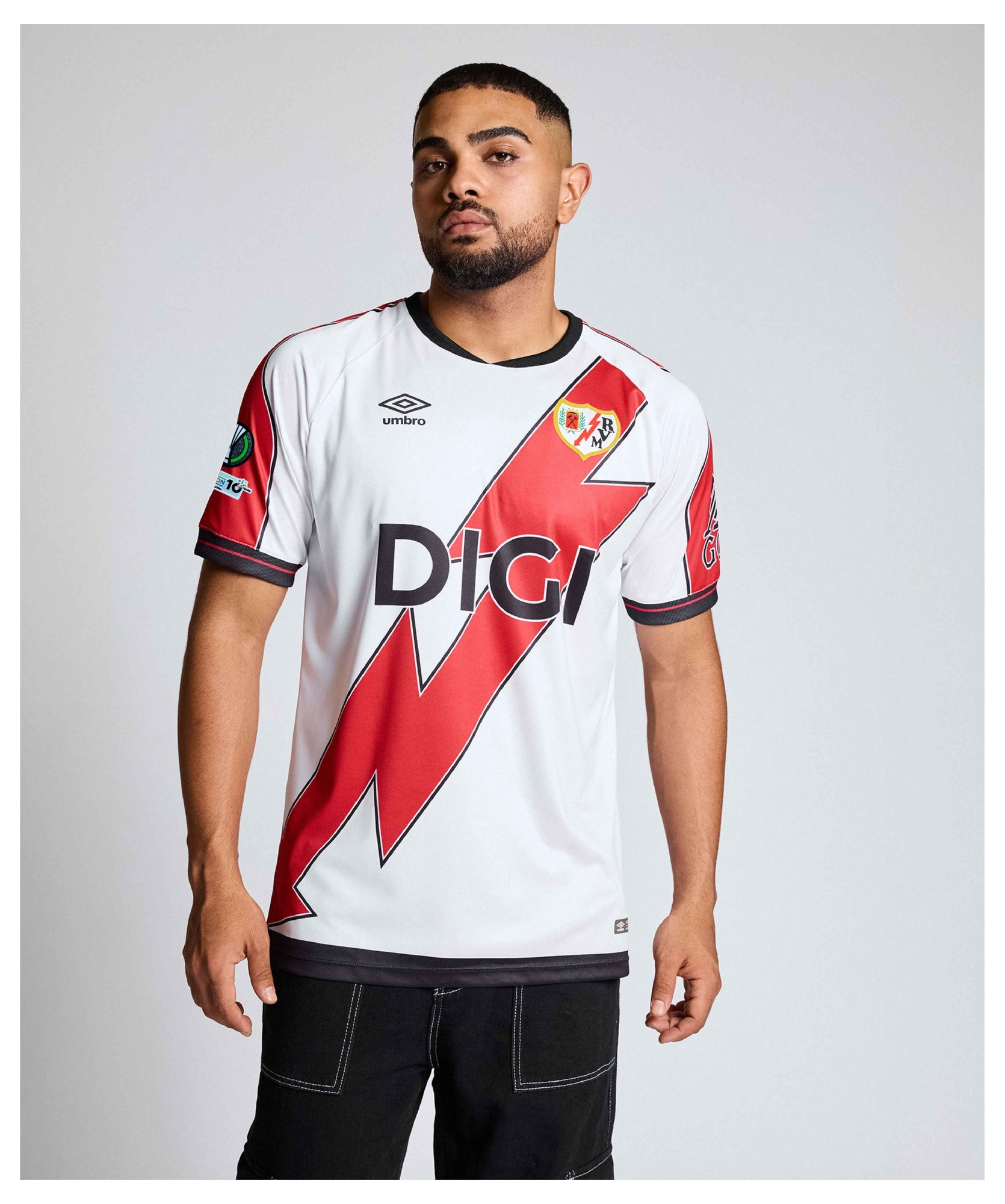Camiseta Umbro Rayo Vallecano Conference Home 25-26 Jersey
